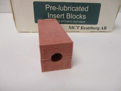 MCT BRATTBERG INSERT BLOCK 20/8 LYCRON, CABLE 0.30-0.33 (72PC LOT) = 36 ...