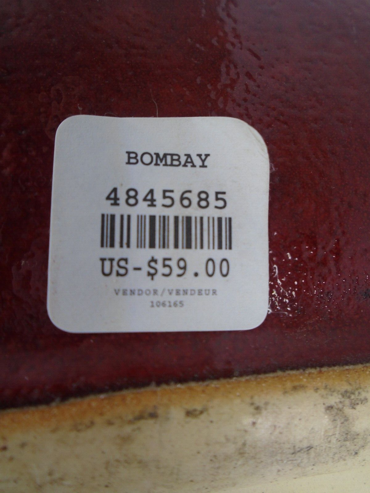 Bombay Company Vintage Ceramic Art Nouveau Ornate Arabesque Pattern Jar ...
