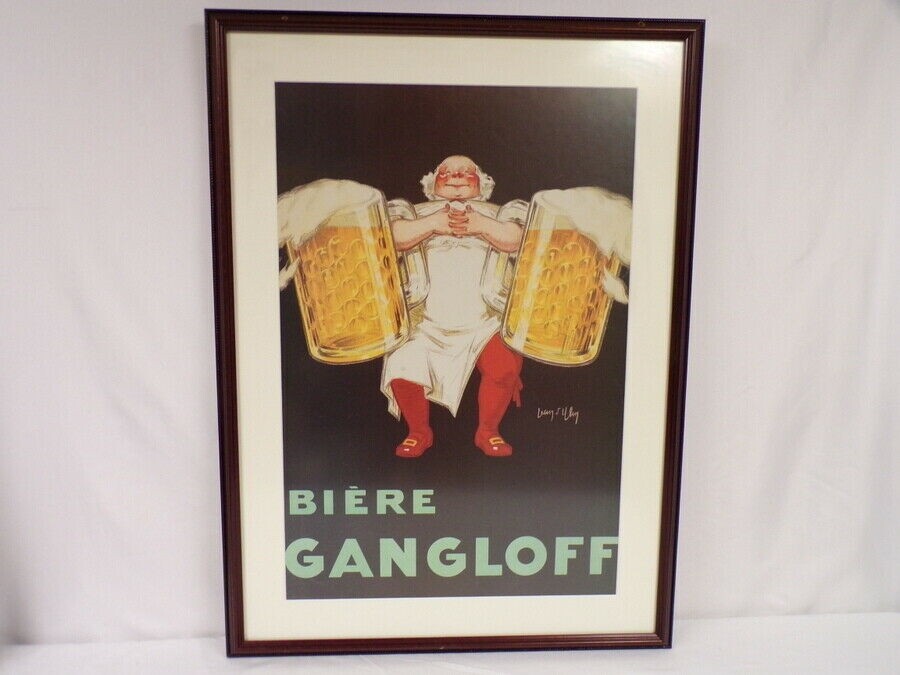 Jean D' Ylen Biere Gangloff Beer 23x31" Framed Poster Art | eBay