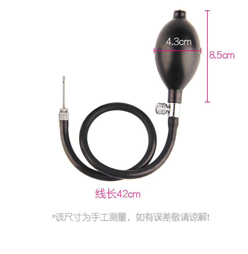 Inflatable Bondage Gag Bite Ball Mouth Plug Balloon Pump Expander ...