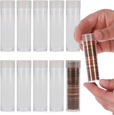 BCW Coin Tubes for US Pennies - 10ct | Holds Lincoln Penny | Durable ...