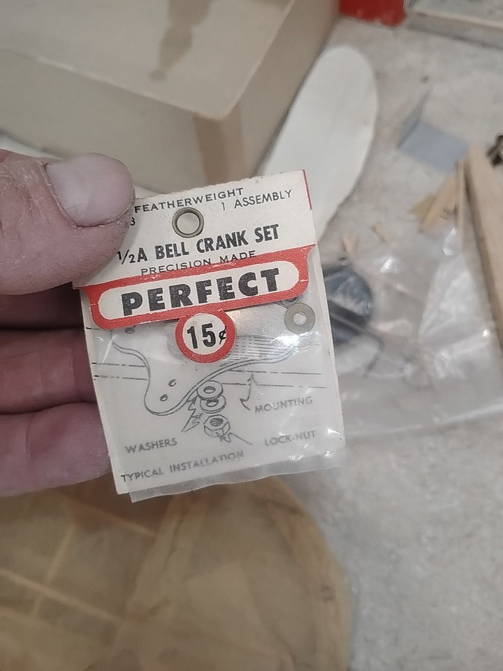 Carl Goldberg Goodyear Stunter Control Line Cosmic Wind Partial ...