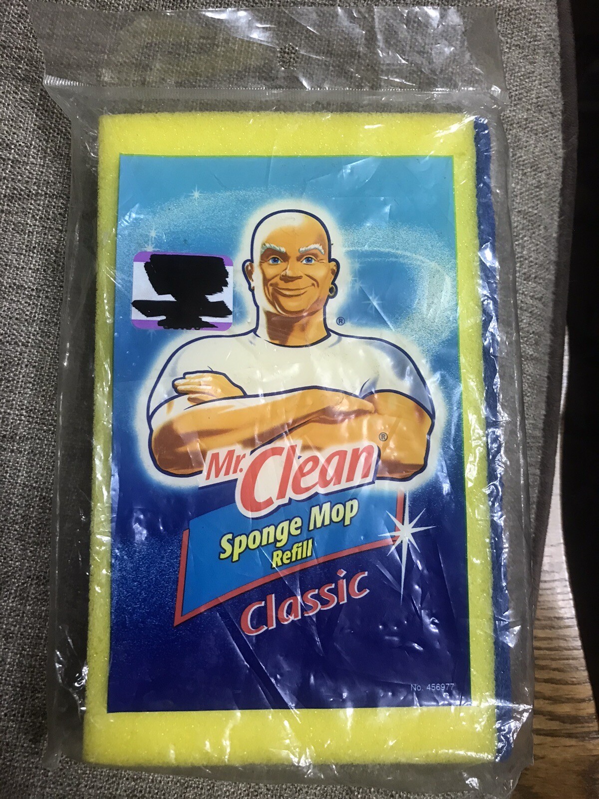 Mr Clean Sponge Mop Refill Qty 1 Classic Scrubber Strip Fits 456976 P ...