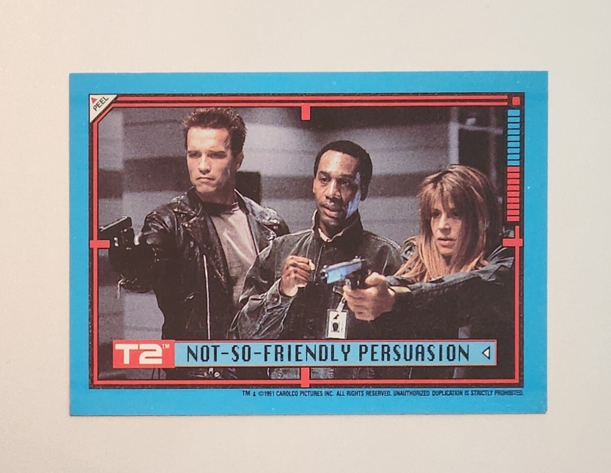 1991 TOPPS TERMINATOR 2 (T2) TRADING CARD STICKER #19 | eBay