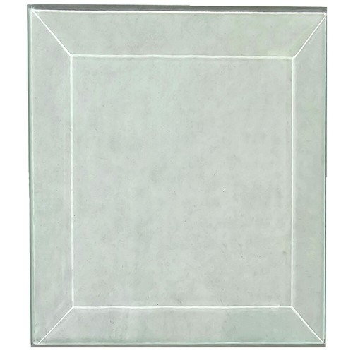 4" x 4" Square Clear Glass Bevel - 10 Pack - Stained Glass Supplies | eBay