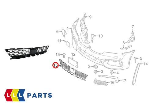 NEW GENUINE BMW 7 SERIES G11 G12 M SPORT FRONT LOWER BUMPER GRILL ...