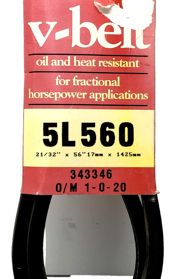 5L560, A-Pulley V-Belt, 21/32”x56”, Multiple Brands Available. new | eBay