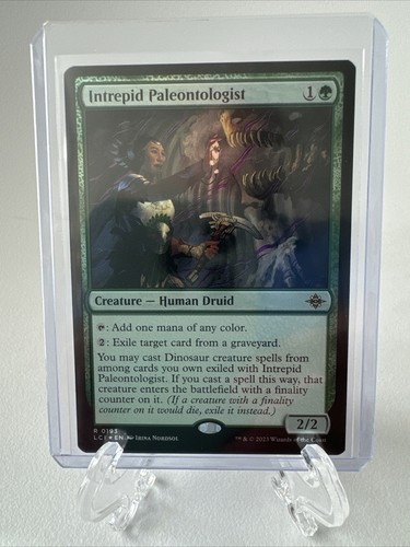 MTG Intrepid Paleontologist The Lost Caverns of Ixalan 0193 Foil Rare ...