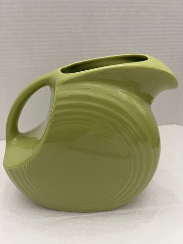 Vintage Fiesta Fiestaware Chatreuse 1950’s Disk Water Pitcher | eBay