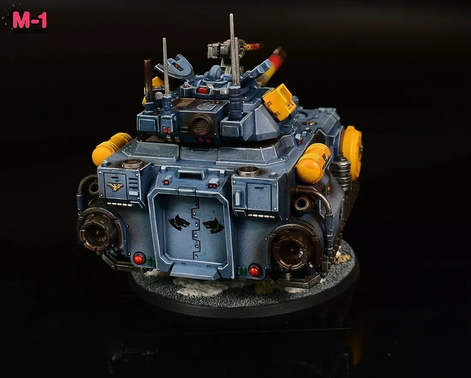 Warhammer 40k Primaris Marines Space Wolves Gladiator M1 painted | eBay