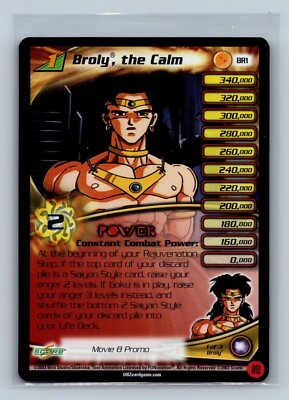 Dragon Ball Z TCG - Broly, the Calm BR1 - Foil Promo Subset - Score | eBay