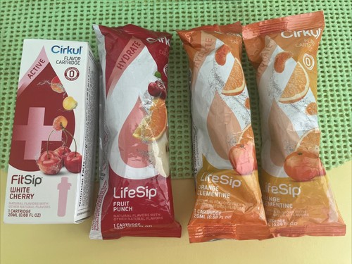CIRKUL Flavor Cartridges Hydrate LifeSip Mixed Flavors Lot Of 4 Expire ...