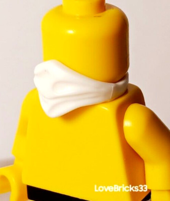 New LEGO Face Mask WHITE Hospital Gear Safety Protection LOVE Everyone ...