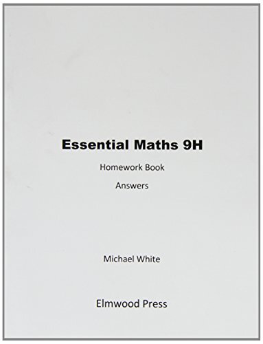 Essential Maths 9H Homework Answers de Michael White | eBay
