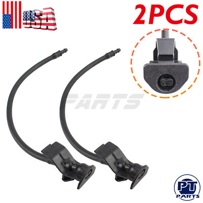 2x BB5Z-17603-A Pair Windshield Washer Jet Nozzle Front Window for Ford ...