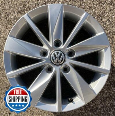 VOLKSWAGEN VW GOLF 2015-2019 "LYON" OEM Wheel 15" Rim 69994 Silver #B ...