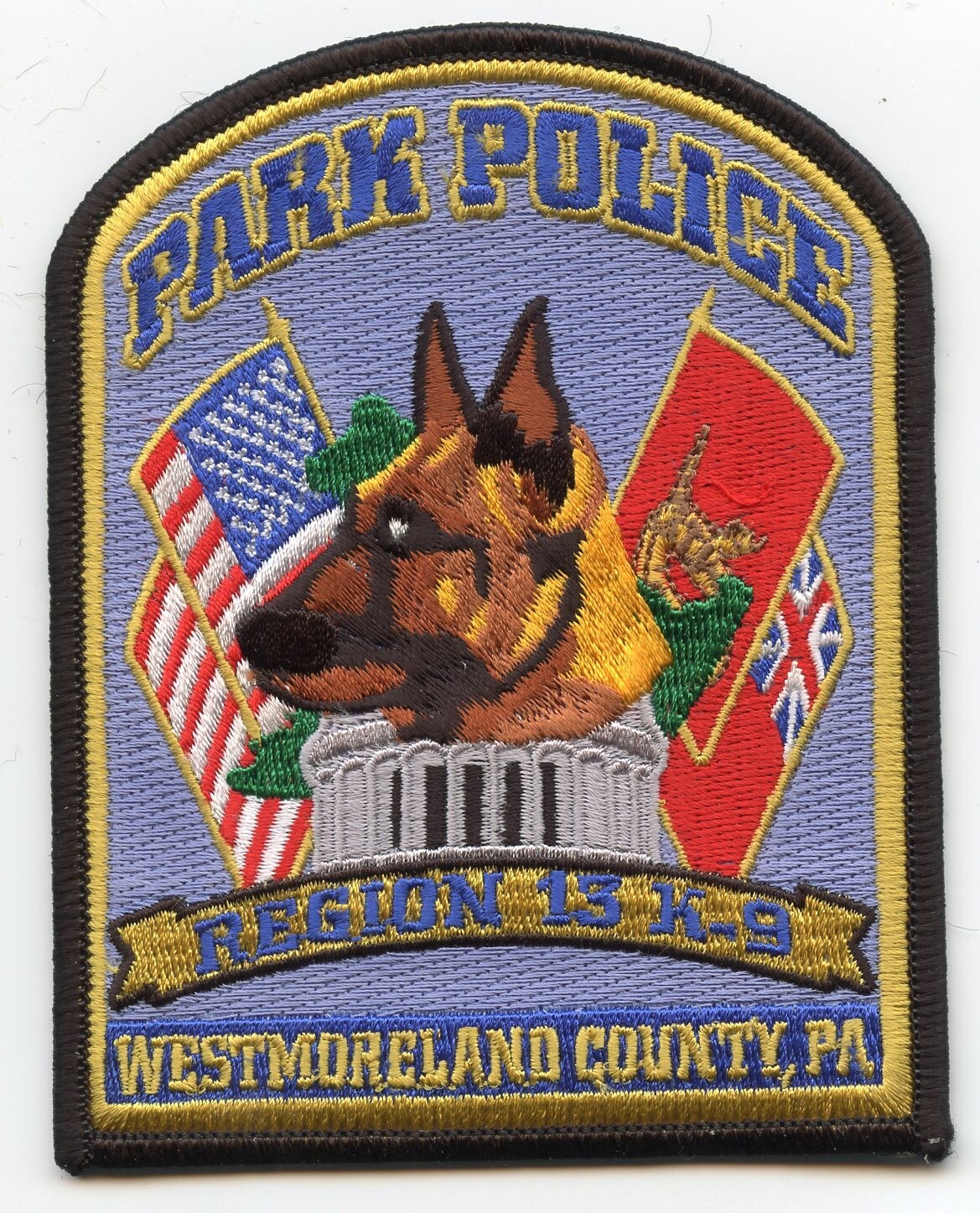 WESTMORELAND COUNTY PENNSYLVANIA K-9 PARK POLICE PATCH | eBay