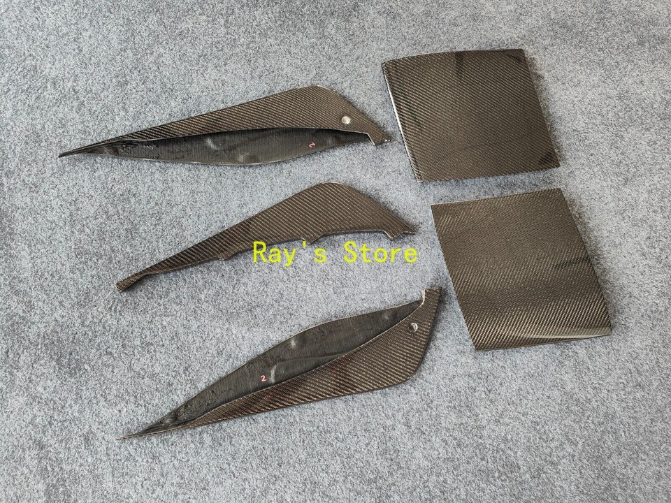 Real Carbon Fiber Rear Bumper Splitter Diffuser Lip For Ferrari ...