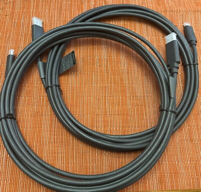 Logitech 5m USB-C to USB A 2.0/3.1 Strong Cable (Lot Of 2) NEW No Box ...