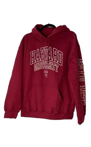 Harvard University Sweatshirt Unisex Size Large Color Burgandy Graphic ...