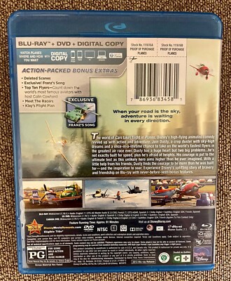 Planes (Blu-ray/DVD, 2013, 2-Disc Set, Includes Digital Copy ...