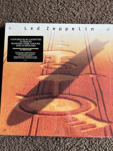 Led Zeppelin Vintage 1990 4- Cassette Box Set Hype Sticker NIB….54 ...