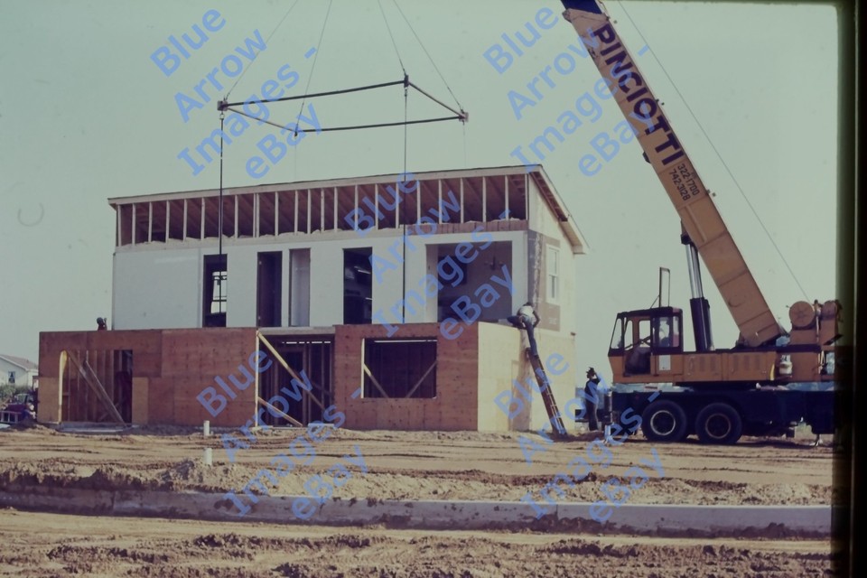 1984 35mm Slides Lot of 36 New Manufactured Home Construction New ...