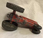 VTG HUBLEY Jr. Kiddie Toy 7" Narrow Front End Red Farm Tractor AS IS ...