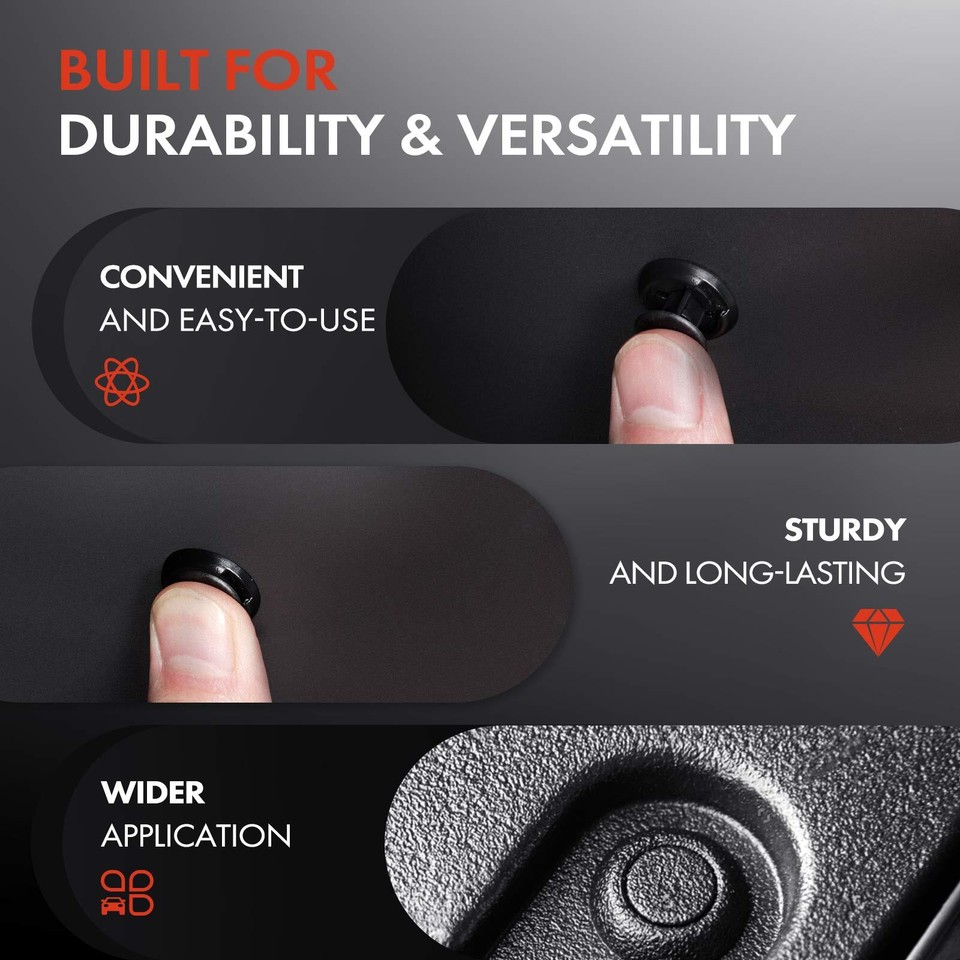 20Pcs Nylon Moulding Clips Retainer Fasteners for Ram 1500 Jeep ...