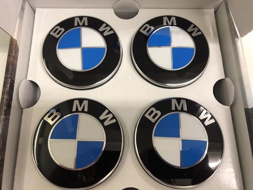 Genuine BMW Set of 4 Floating Level Alloy Wheel Centre Caps 56mm ...