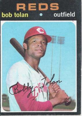 1971 Topps Bob Tolan 190 Reds EX | eBay