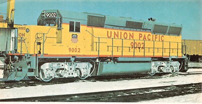 Union Pacific Railroad No. 9002 EMD Model GP40X Chicago IL Vtg Magazine ...