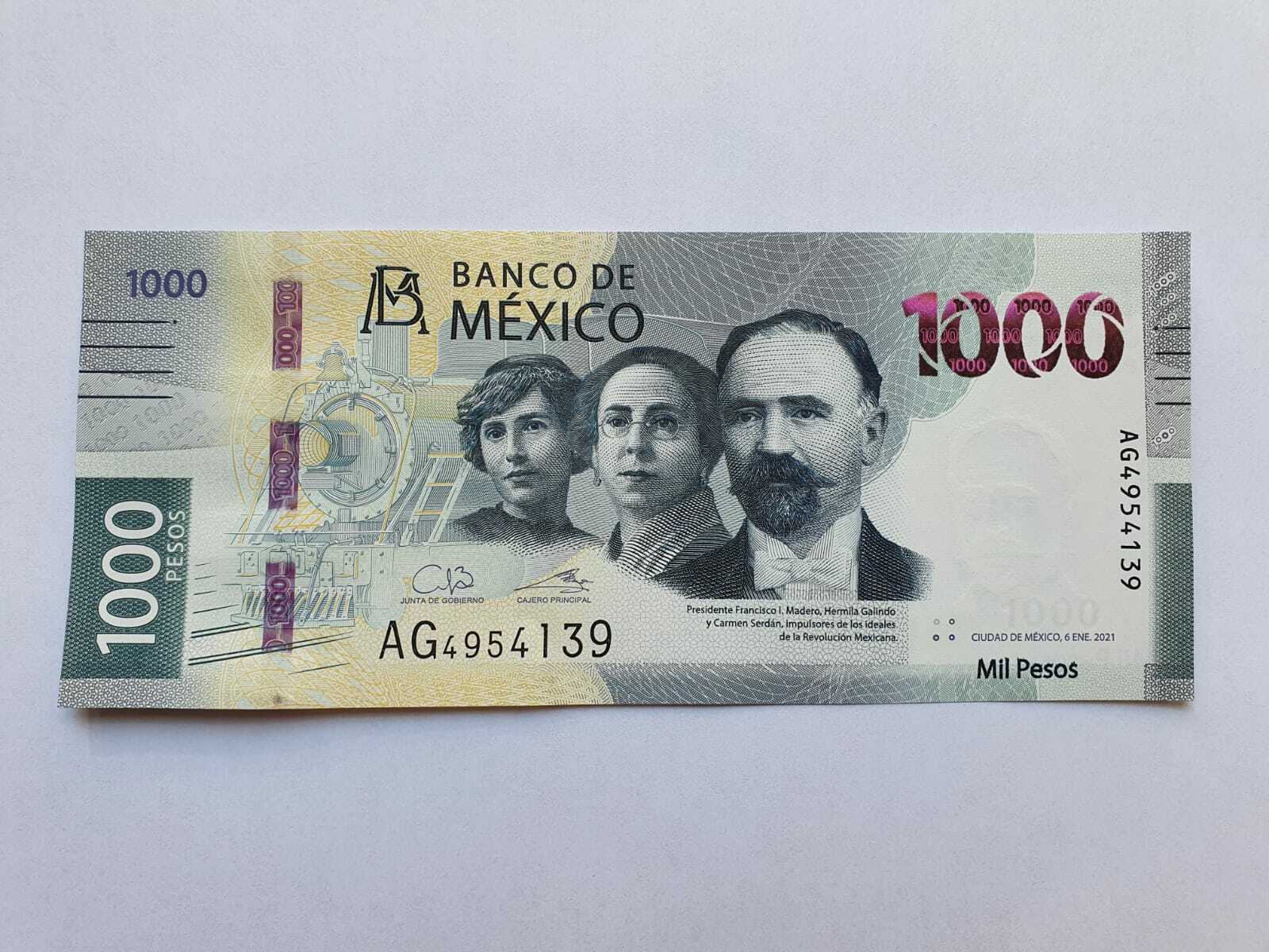 BANKNOTE MEXICO 1000 PESOS (CURRENTLY ON CIRCULATION 2021) | eBay