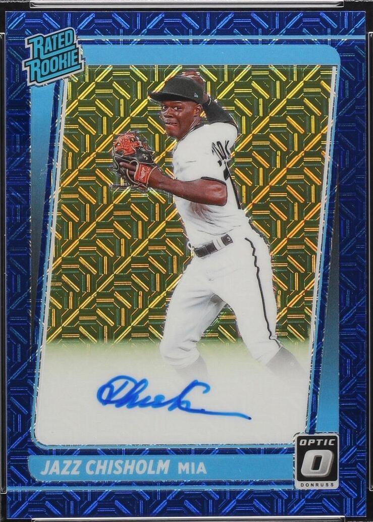 2021 Panini Donruss Optic - Rated Rookie Signatures Jazz Chisholm #RRS ...
