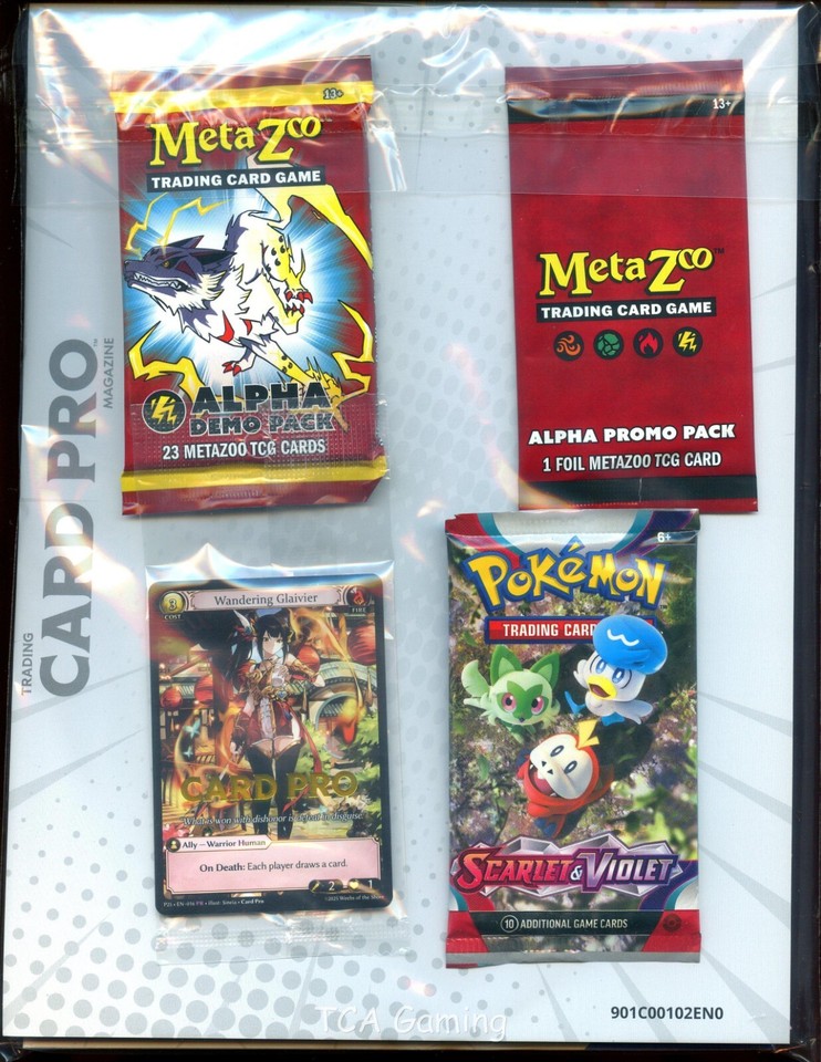 1x Sealed Card Pro + METAZOO Magazine Vol #1 ALPHA PROMO + DEMO ...