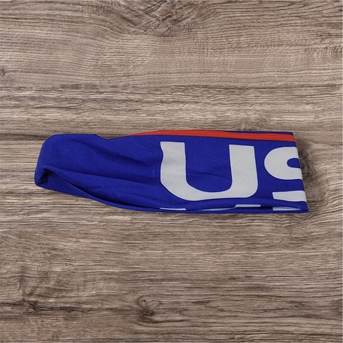 American USA Flag Stretch Headband Sport Yoga Running Hair Sweat Band ...