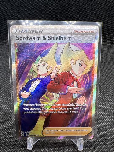 NM Pokemon Silver Tempest Sordward & Shielbert Trainer Gallery #TG28 ...