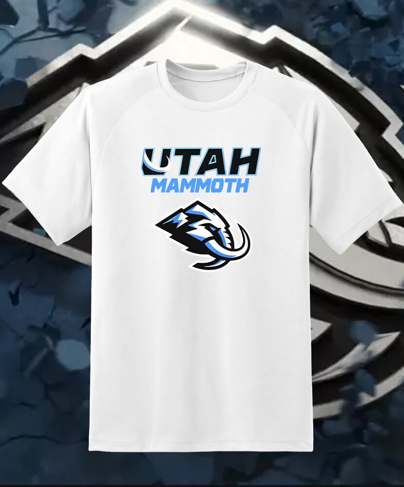 Utah Mammoth COMBO Team logo shirt Adult and Youth Sizes S-6XL Tracking ...