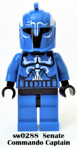 Lego Star Wars Senate Commando Captain Minifigure 8128 sw0288 for sale ...
