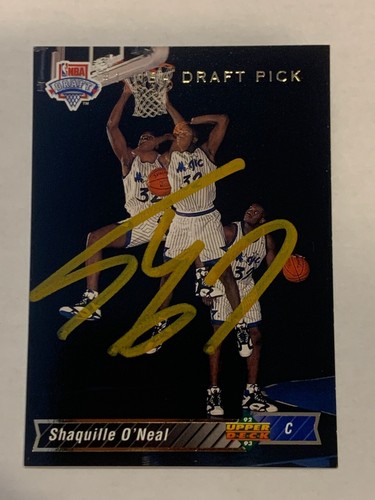 1992-93 Upper Deck - #1 Shaquille O'Neal Shaq Rookie Card Signed ...
