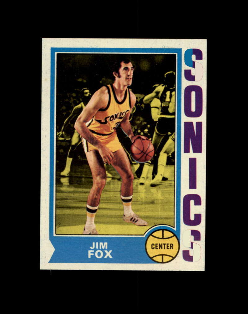 1974 Topps Basketball #034 Jim Fox STARX 7 NM (CS130839) | eBay