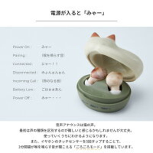 Radius Wireless Earphones NEKO Chatra Cat Bluetooth HP-C28BTC | eBay