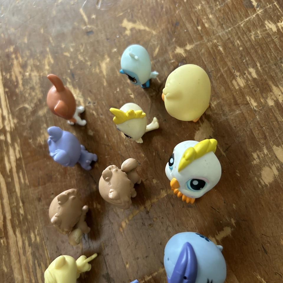Littlest Pet Shop LPS Tiny Mini Figures Animals Toys Lot Of 23 | eBay