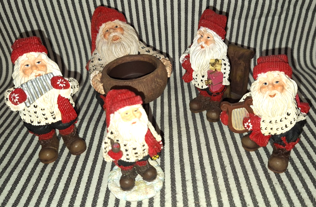 VTG RED CAP NORDIC GNOME NISSE ARNE HASLE HEGLUND SANTA TROLL ELF w/PAN ...