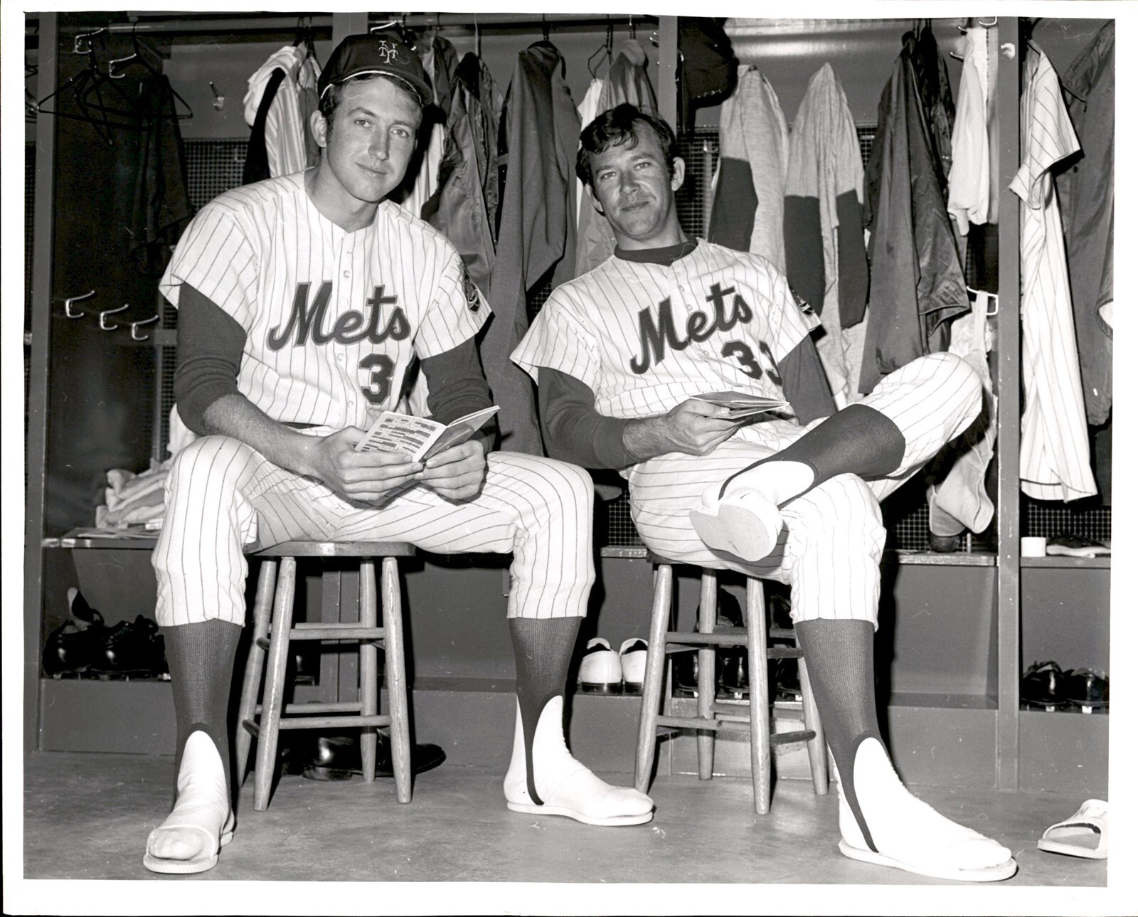 LD306 1972 Original Photo JERRY KOOSMAN RAY SADECKI NEW YORK METS ...