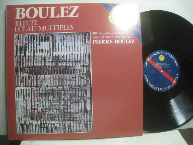 Boulez Rituel / Eclat / Multiples, Boulez & BBC Sym *CBS M 37850 stereo | eBay