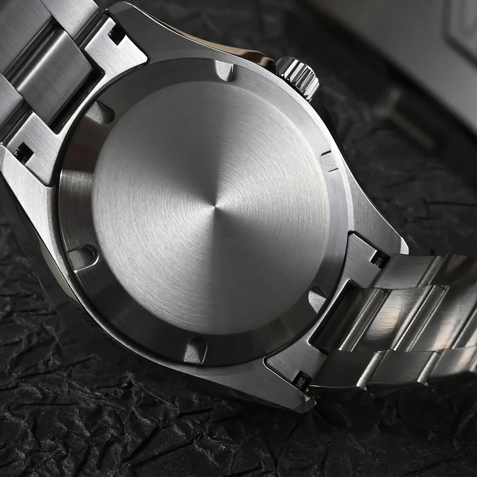 SAN MARTIN SN0129-GC Automatic Desert Texture Dial Date Display 39mm ...