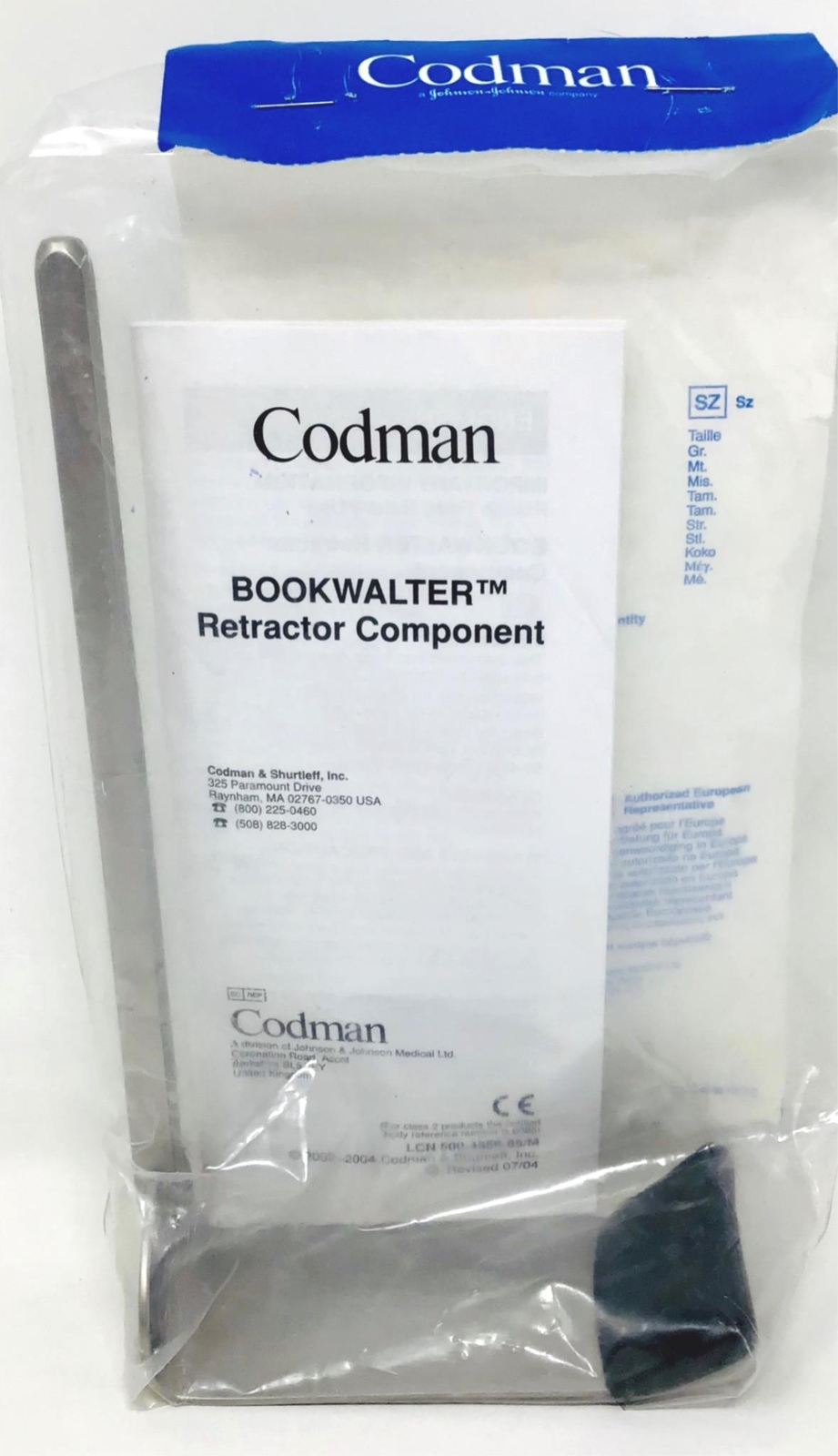 Codman 50-4569 Kelly Abdominal Retractor Blade 2in X 4in for sale ...