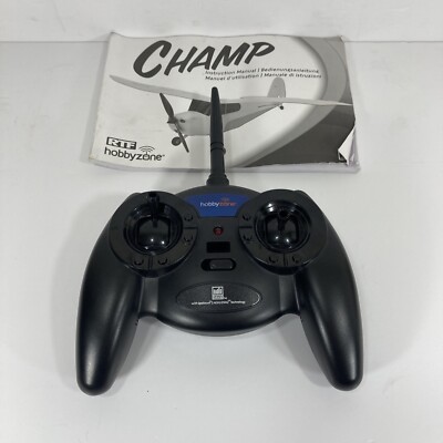 HobbyZone Champ RTF RC Airplane Remote Control Transmitter Horizon ...