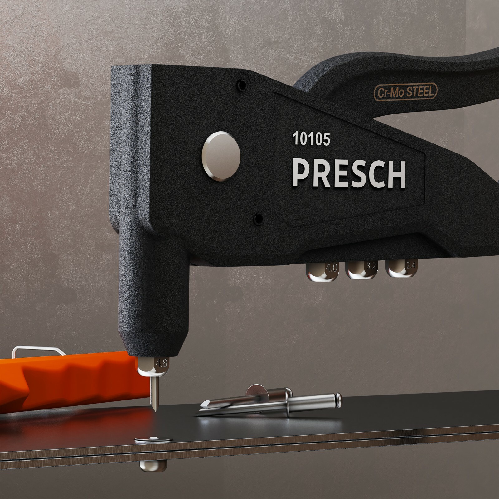 Presch Blindnietzange Set 79tlg. - Koffer - 75 Blindnieten, Bohrer ...